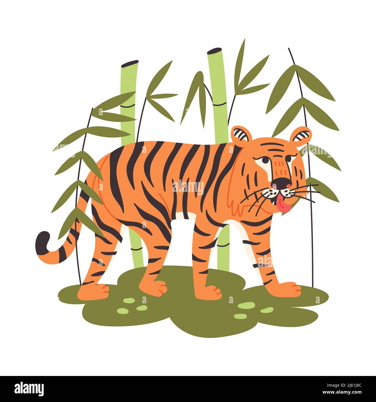 Vintage chinese tiger illustration hi-res stock photography and images ...