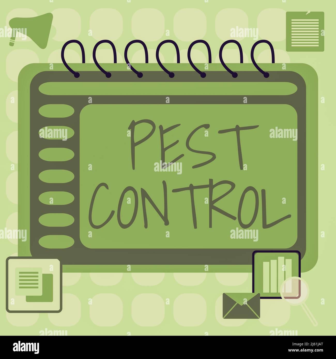 Text sign showing Pest Control. Internet Concept Killing destructive ...