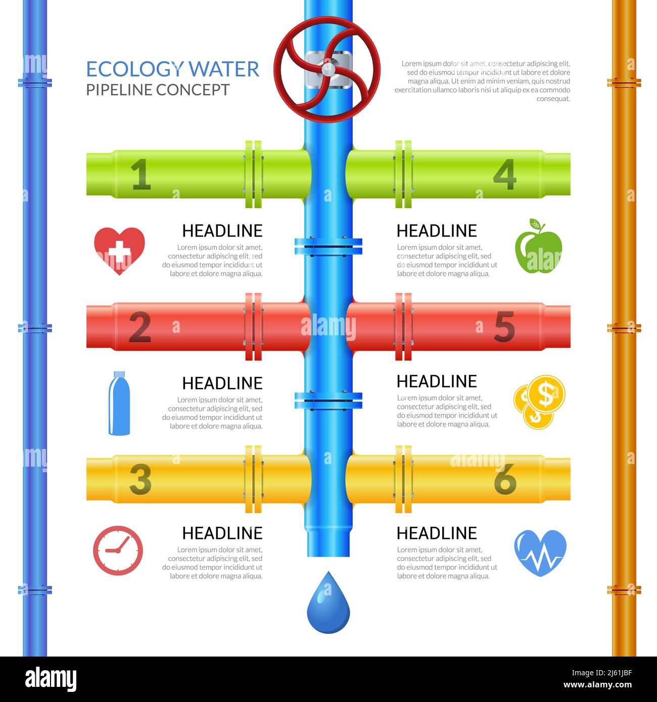 Water pumps Stock Vector Images - Alamy