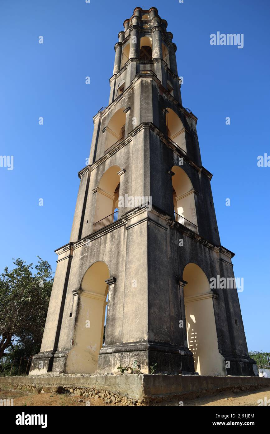 Manaca Iznaga tower in the valley de los ingenios, Cuba Stock Photo - Alamy