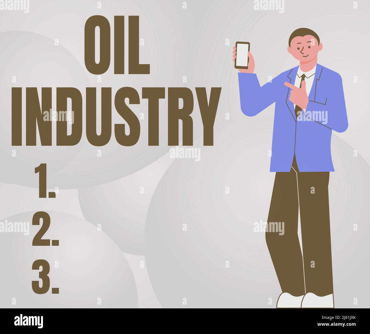 Sign displaying Oil Industry. Conceptual photo Exploration Extraction ...