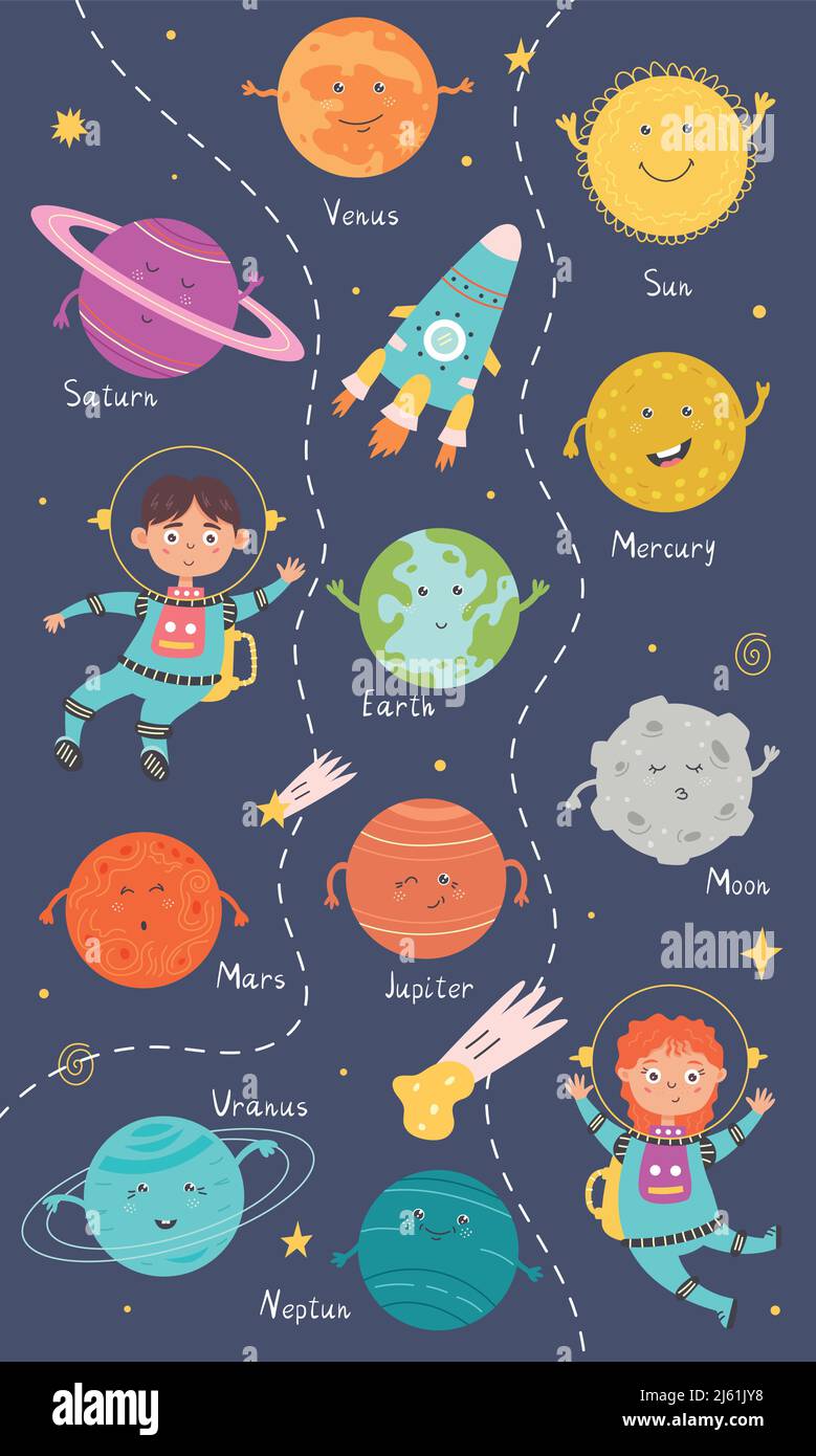 Funny venus planet cartoon illustration hi-res stock photography and ...