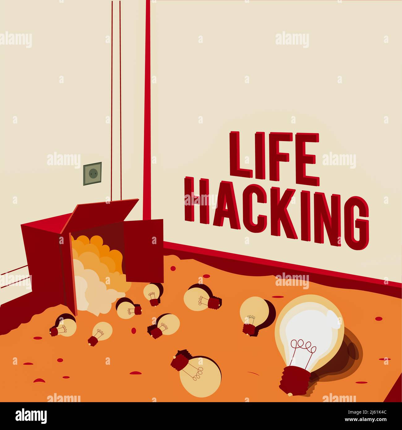 Sign displaying Life Hacking. Word Written on Simple and clever ...