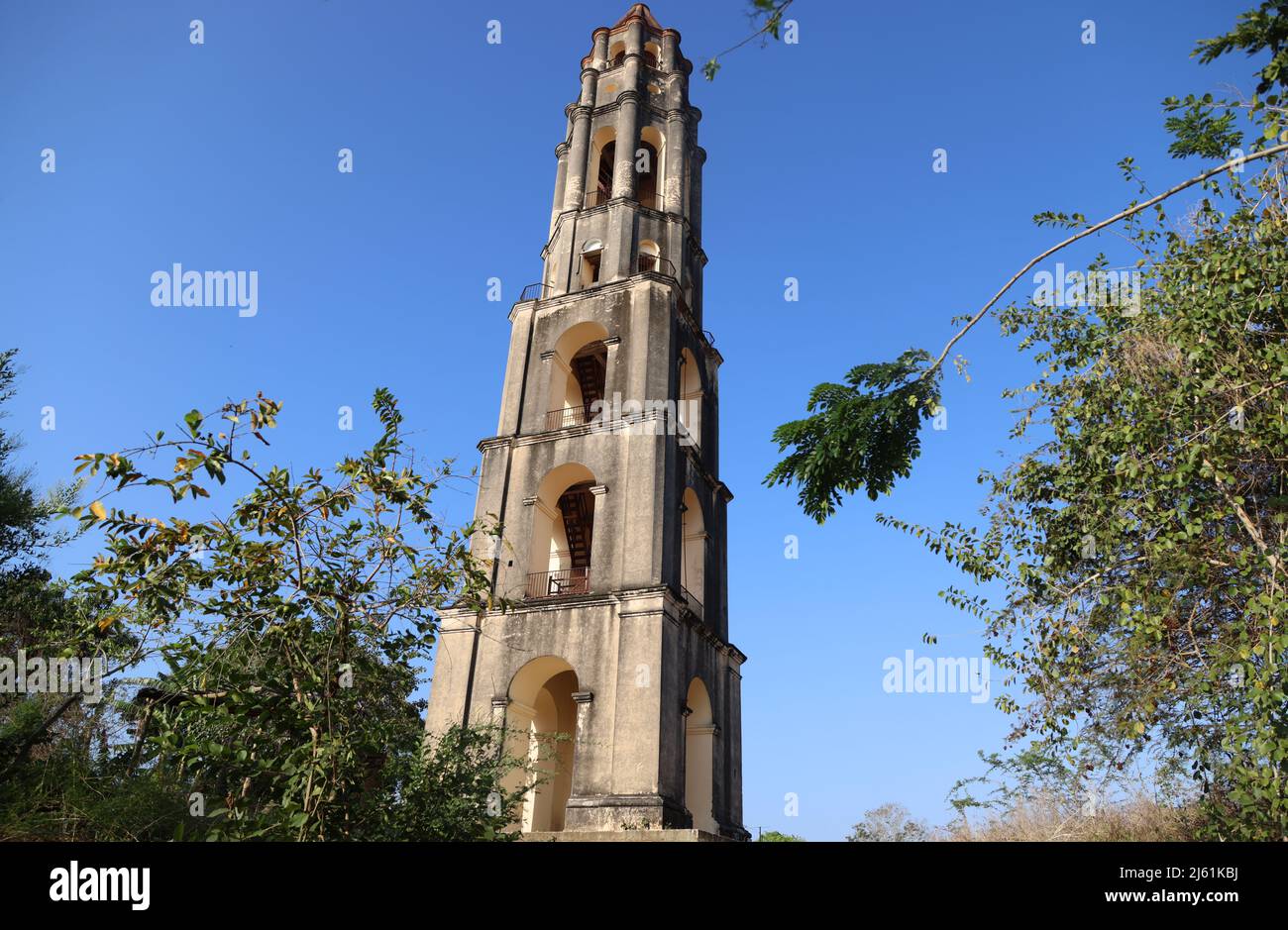 Manaca Iznaga tower in the valley de los ingenios, Cuba Stock Photo - Alamy