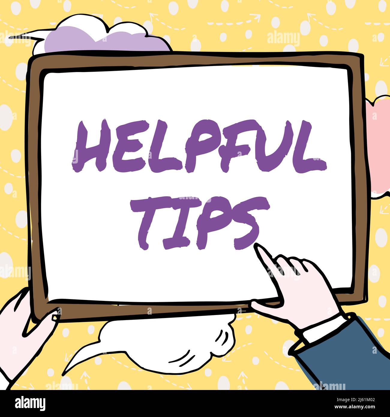 Conceptual caption Helpful Tips. Business approach Useful secret ...