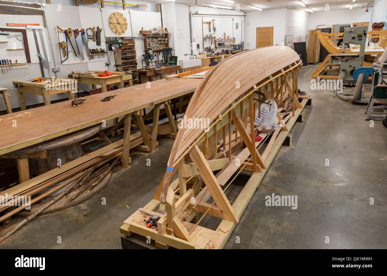 Boatbuilding workshop, Anglo-Saxon Ship projext, The Longshed ...