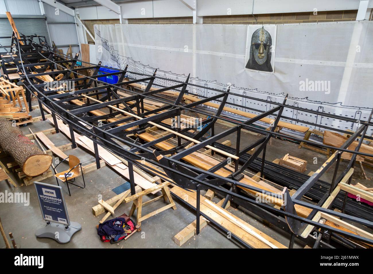 Boatbuilding workshop, Anglo-Saxon replica ship projext, The Longshed ...