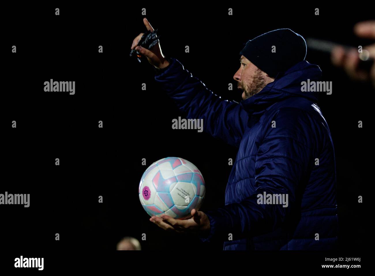 Dulwich Hamlet Women manager Ryan Dempsey Stock Photo - Alamy