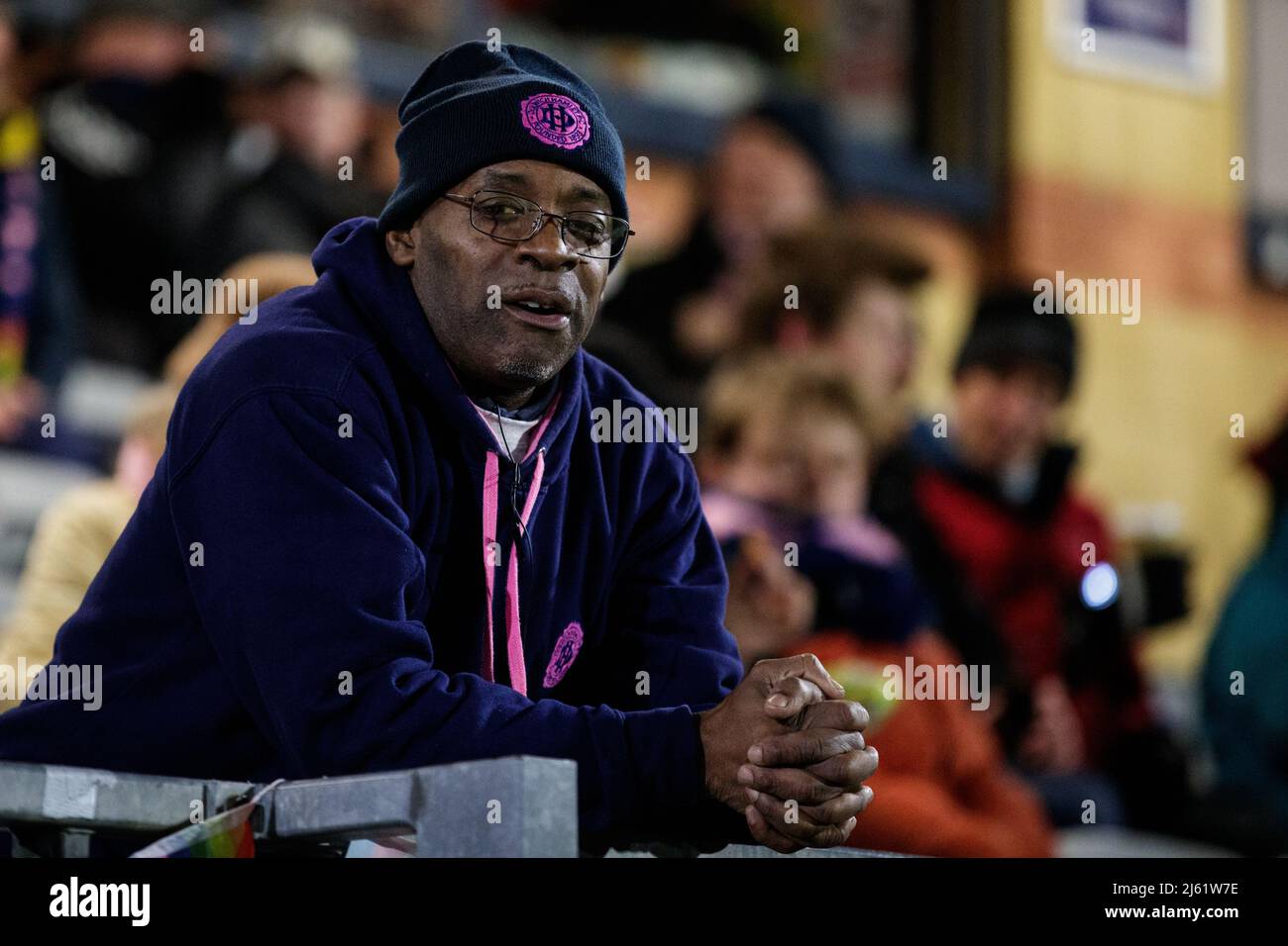 Dulwich Hamlet superfan Danny Simon Stock Photo - Alamy