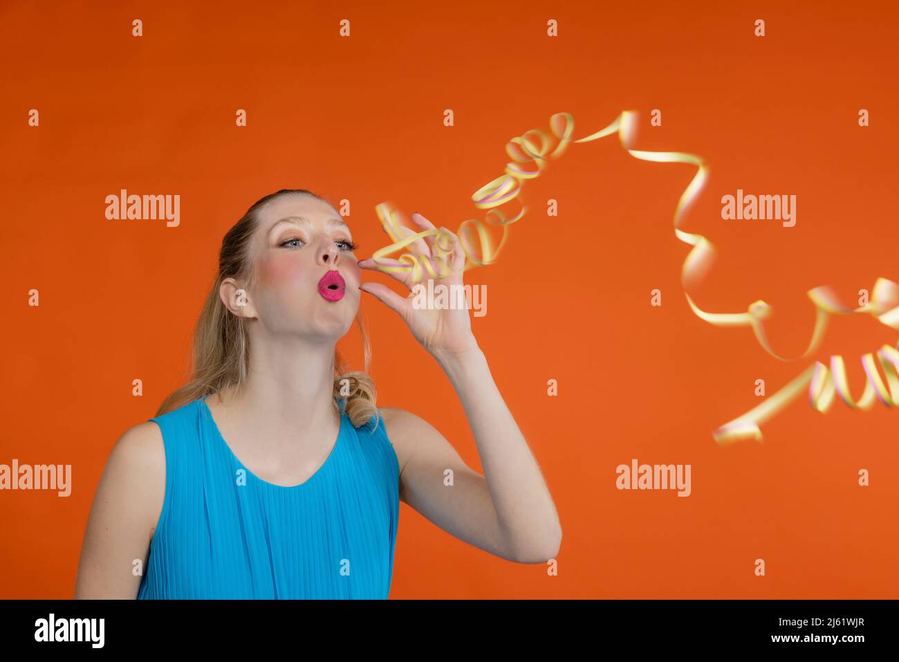 Female streamer hi-res stock photography and images - Alamy