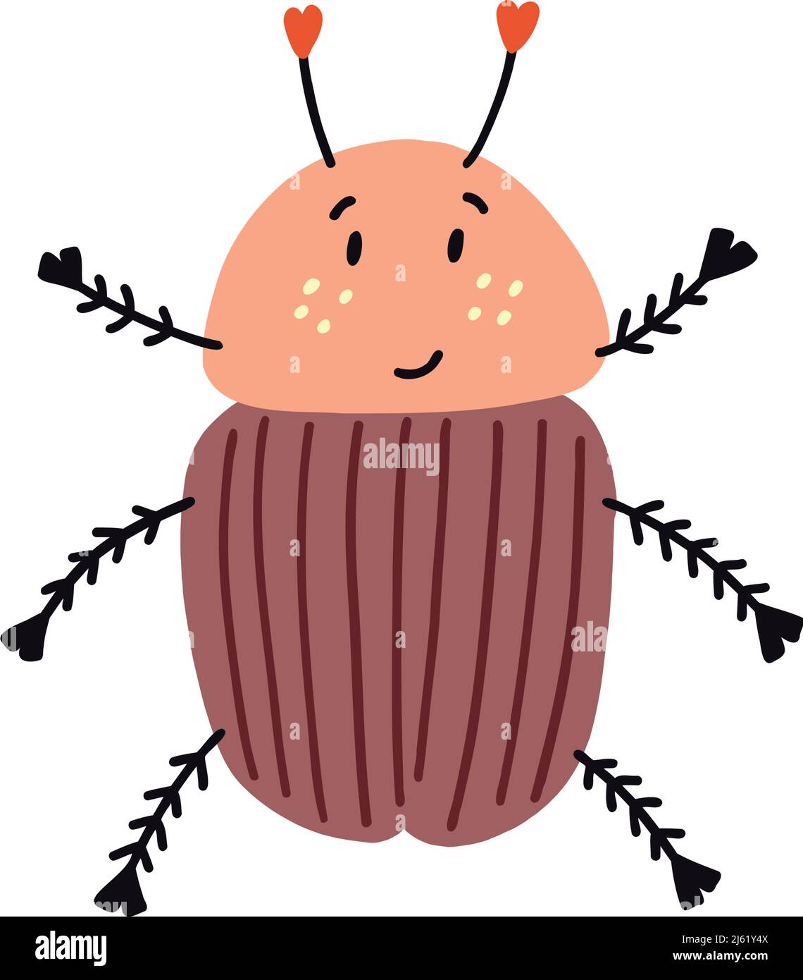 Scary beetle Stock Vector Images - Alamy