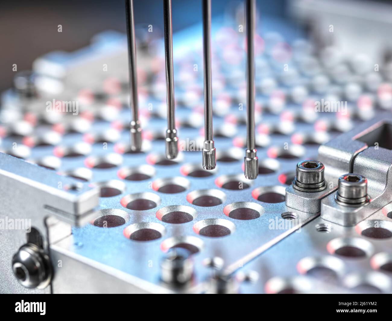 Analysis of samples in microplates using automation Stock Photo - Alamy