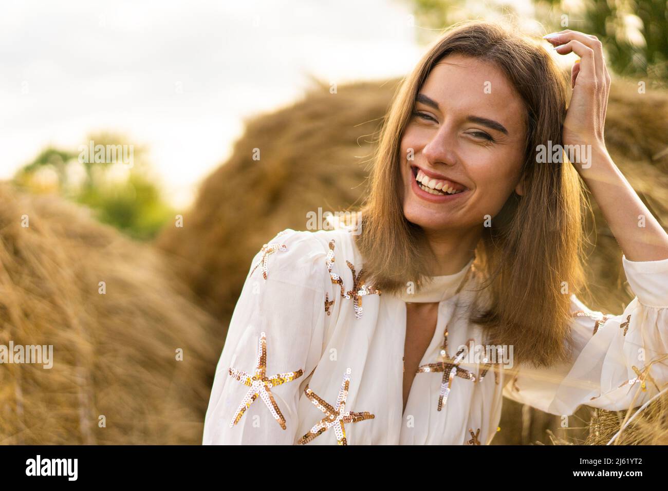 Hay hair hi-res stock photography and images - Alamy