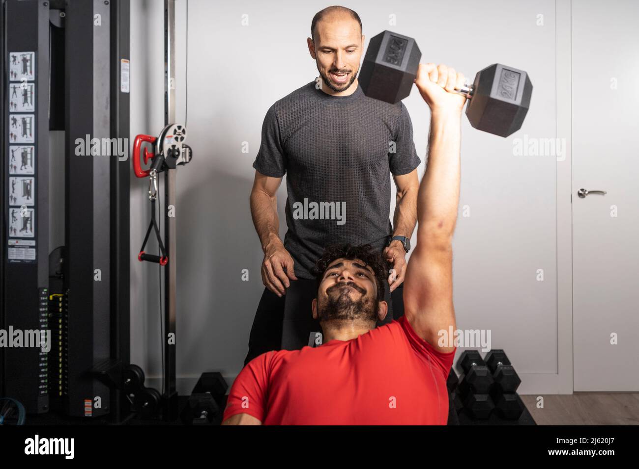Gym instructor man hi-res stock photography and images - Alamy