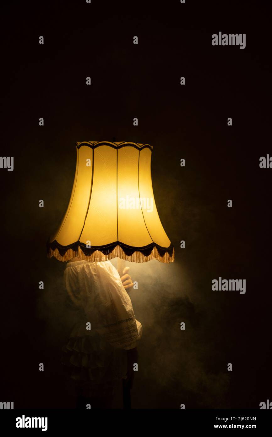 Woman face dark colour hi-res stock photography and images - Alamy