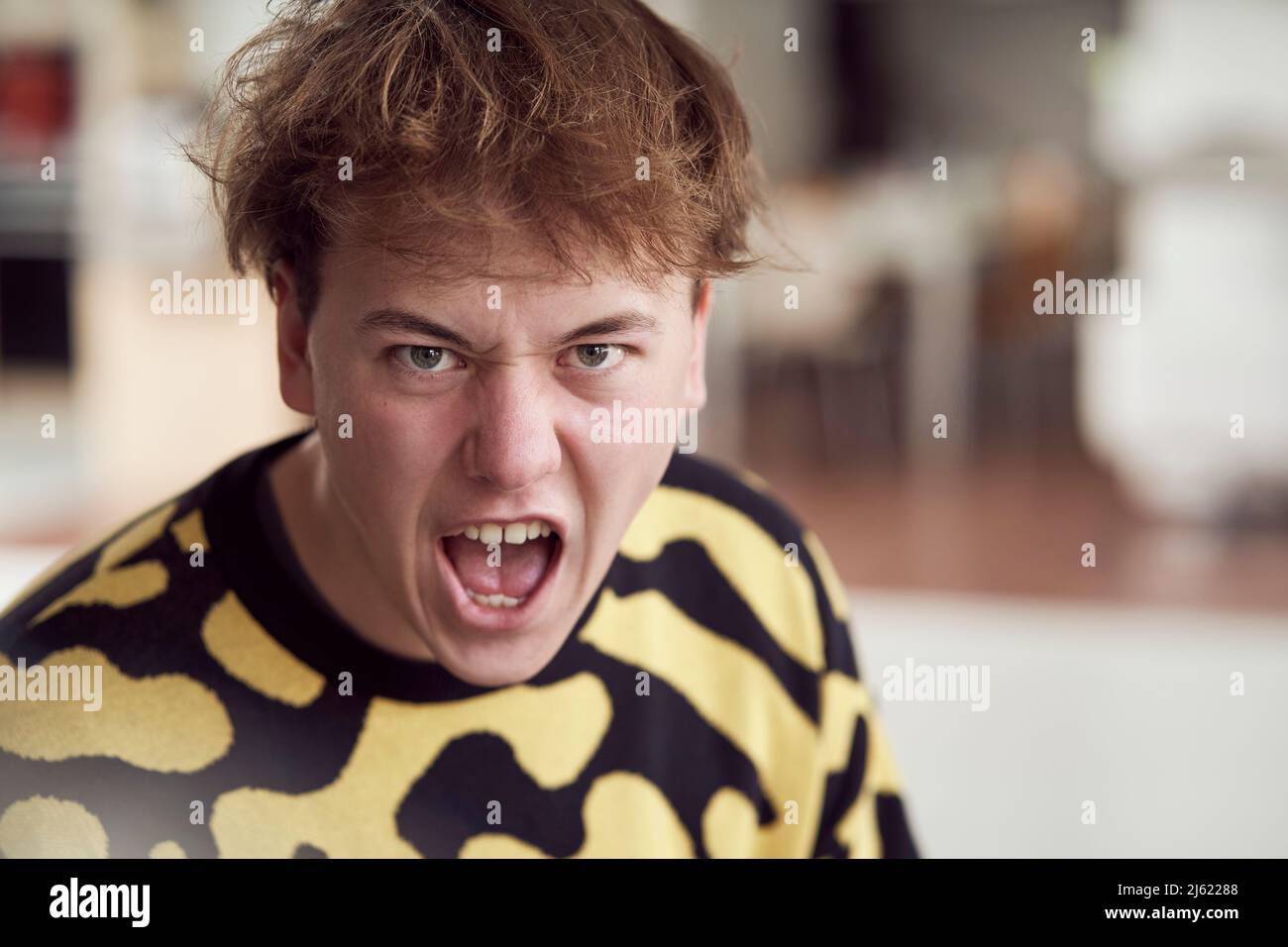 Portrait young angry man on hi-res stock photography and images - Alamy