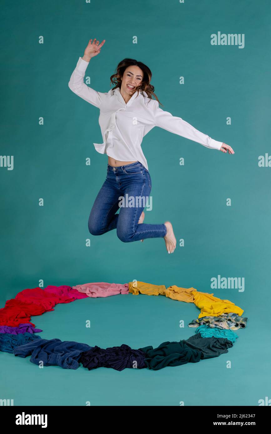 Over clothes hi-res stock photography and images - Alamy