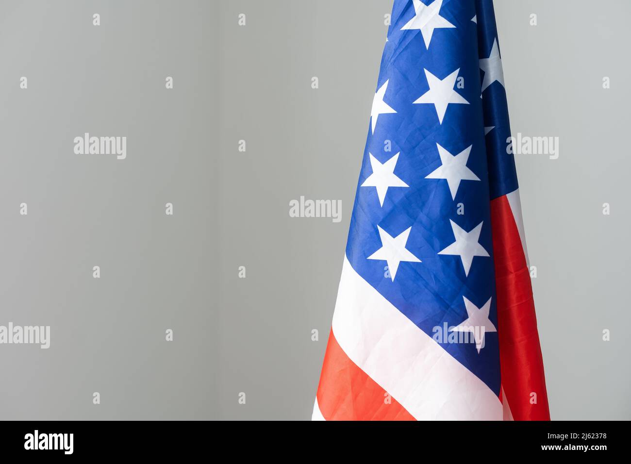 Presidents Day abstract wavy USA colors background with stars Stock ...