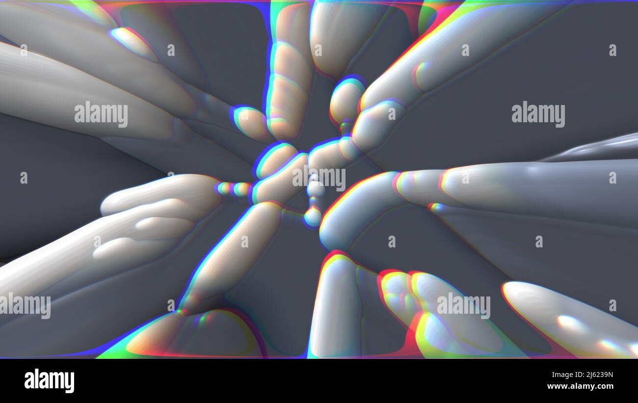 Chromatic abstract. Computer generated 3d render Stock Photo - Alamy