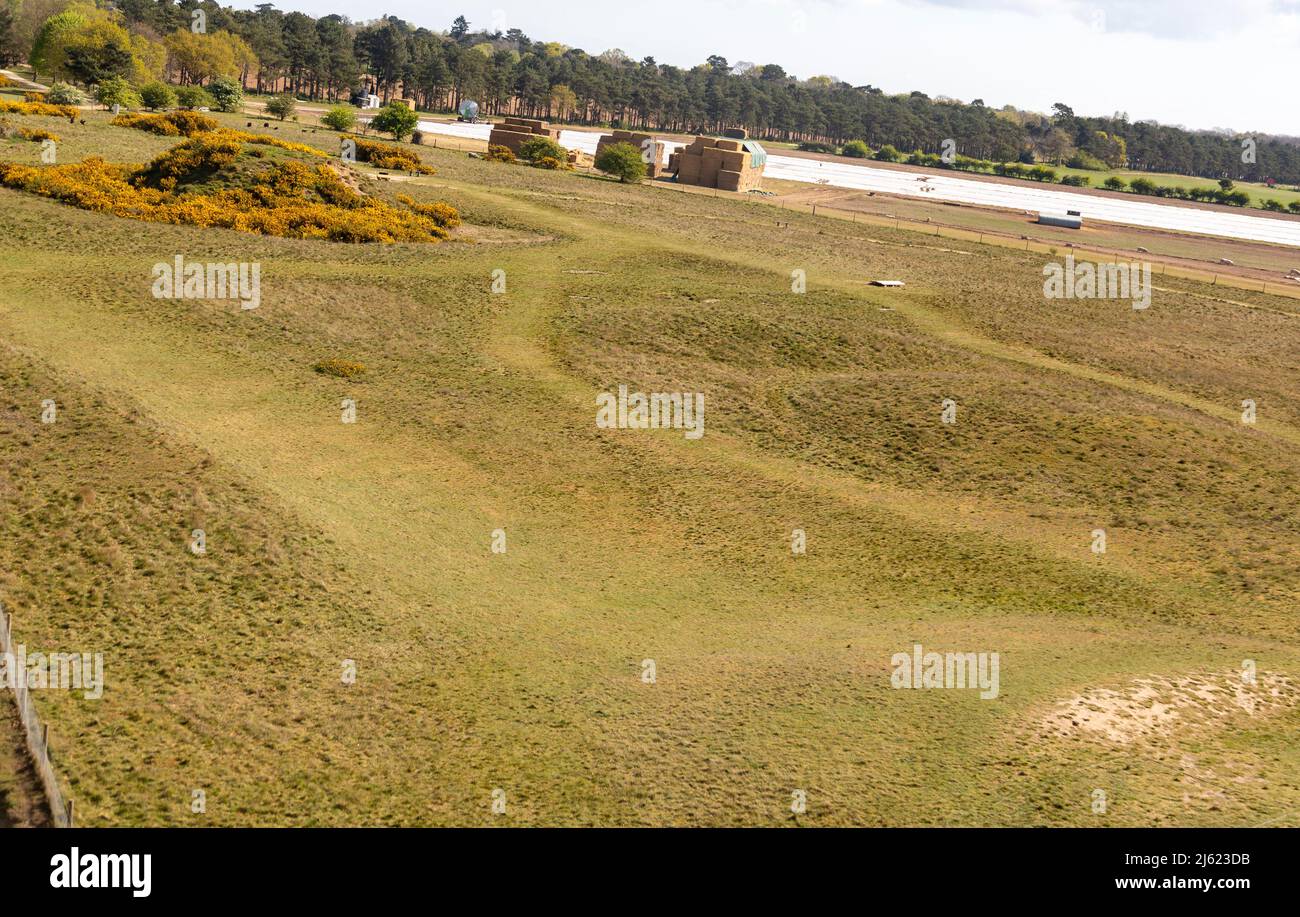 Anglo saxon burial mounds hi-res stock photography and images - Alamy