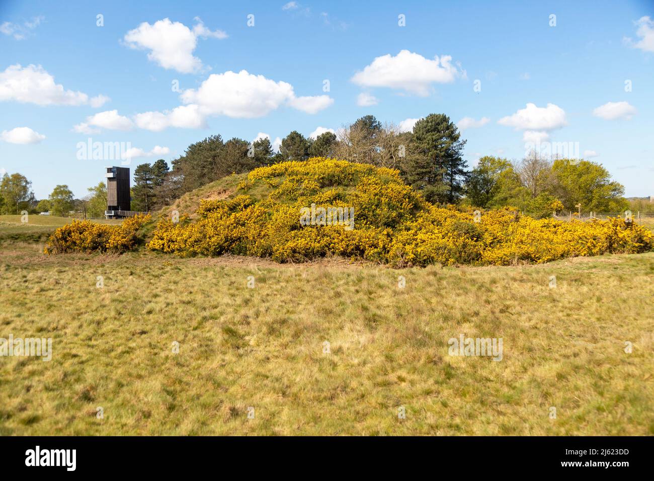 Anglo-Saxon royal burial ground, Sutton Hoo, Suffolk, England, UK ...