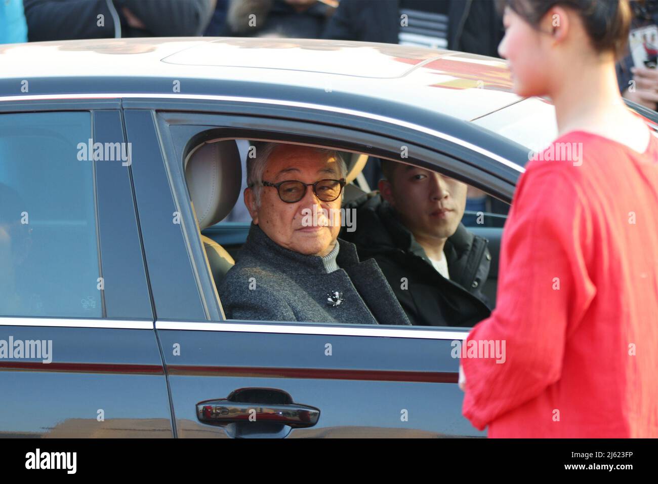 DONGYING, CHINA - JANUARY 23, 2019 - Hong Kong actor Kenneth Tsang (L1 ...