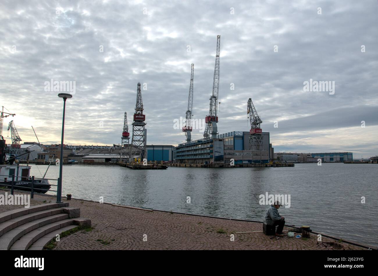 Helsinki Shipyard, Munkkisaari, Helsinki, Finland Stock Photo - Alamy