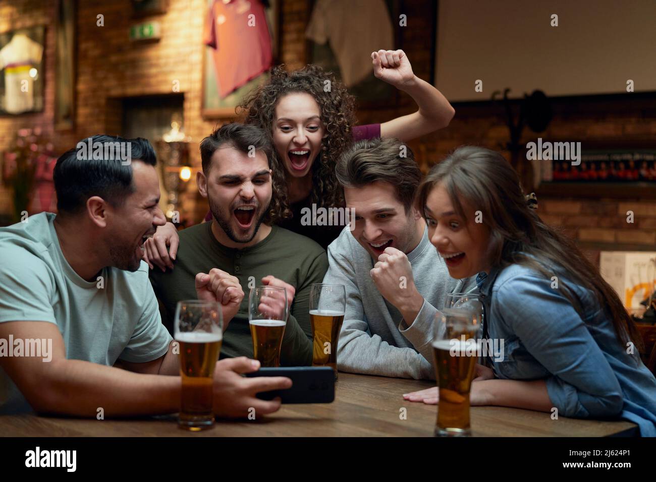 Football fans beer at match hi-res stock photography and images - Alamy