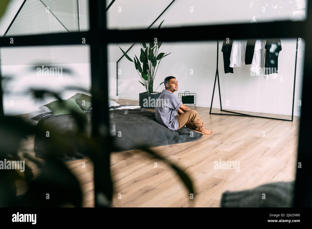 Indian man bed hi-res stock photography and images - Alamy