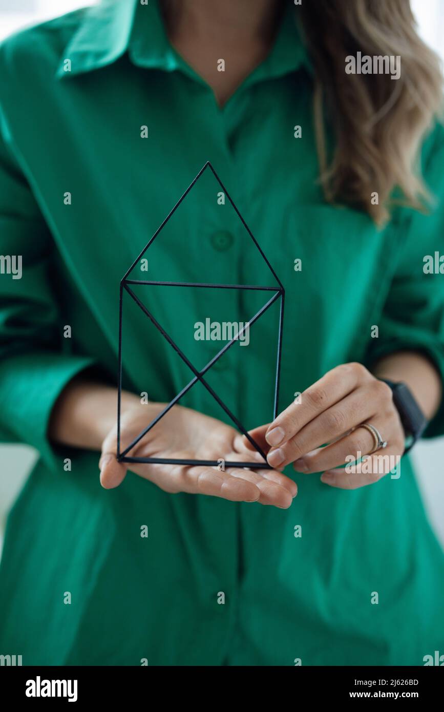 Man woman hands holding model hi-res stock photography and images - Alamy