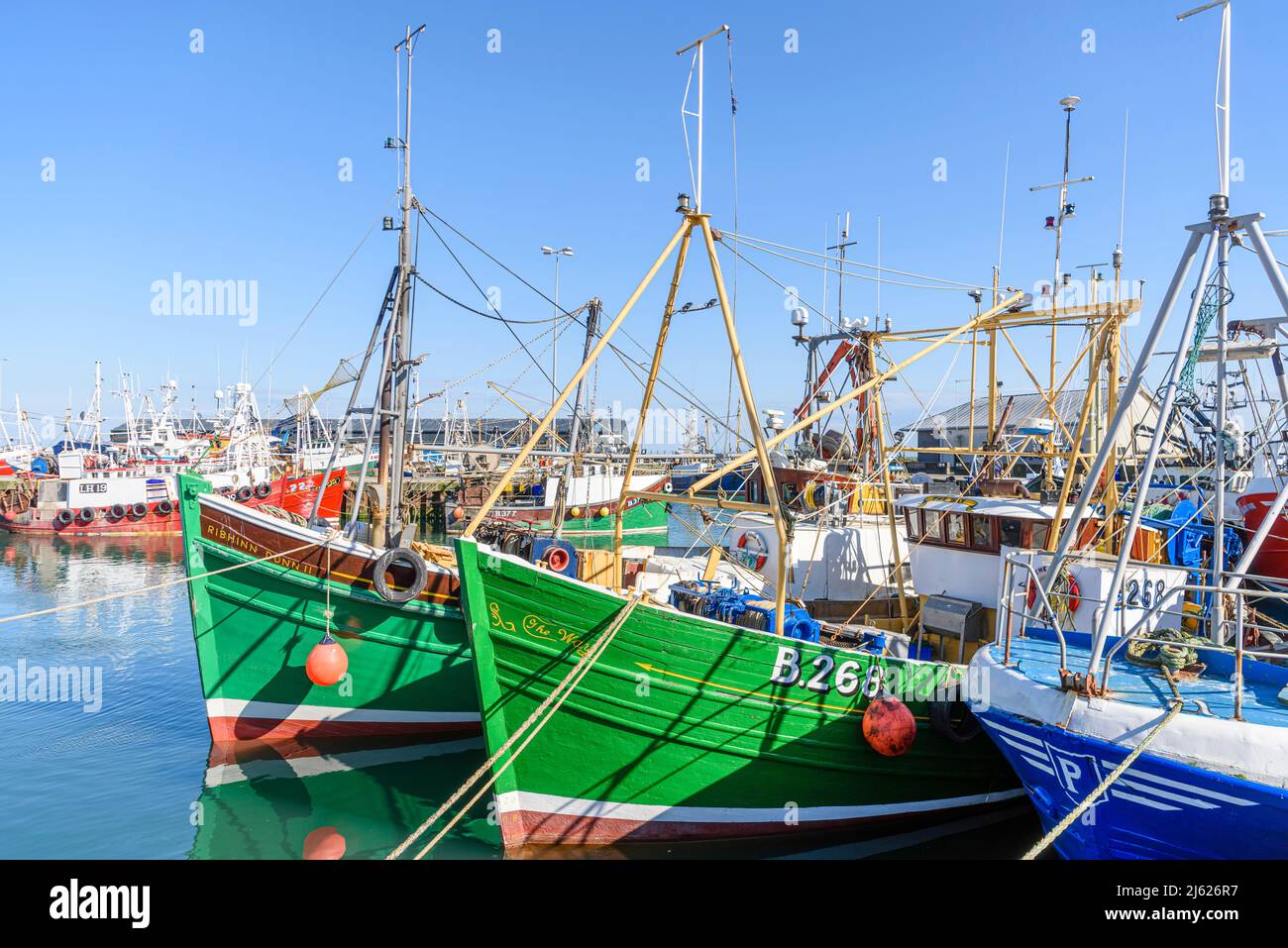Trawlers in harbour ireland hi-res stock photography and images - Alamy