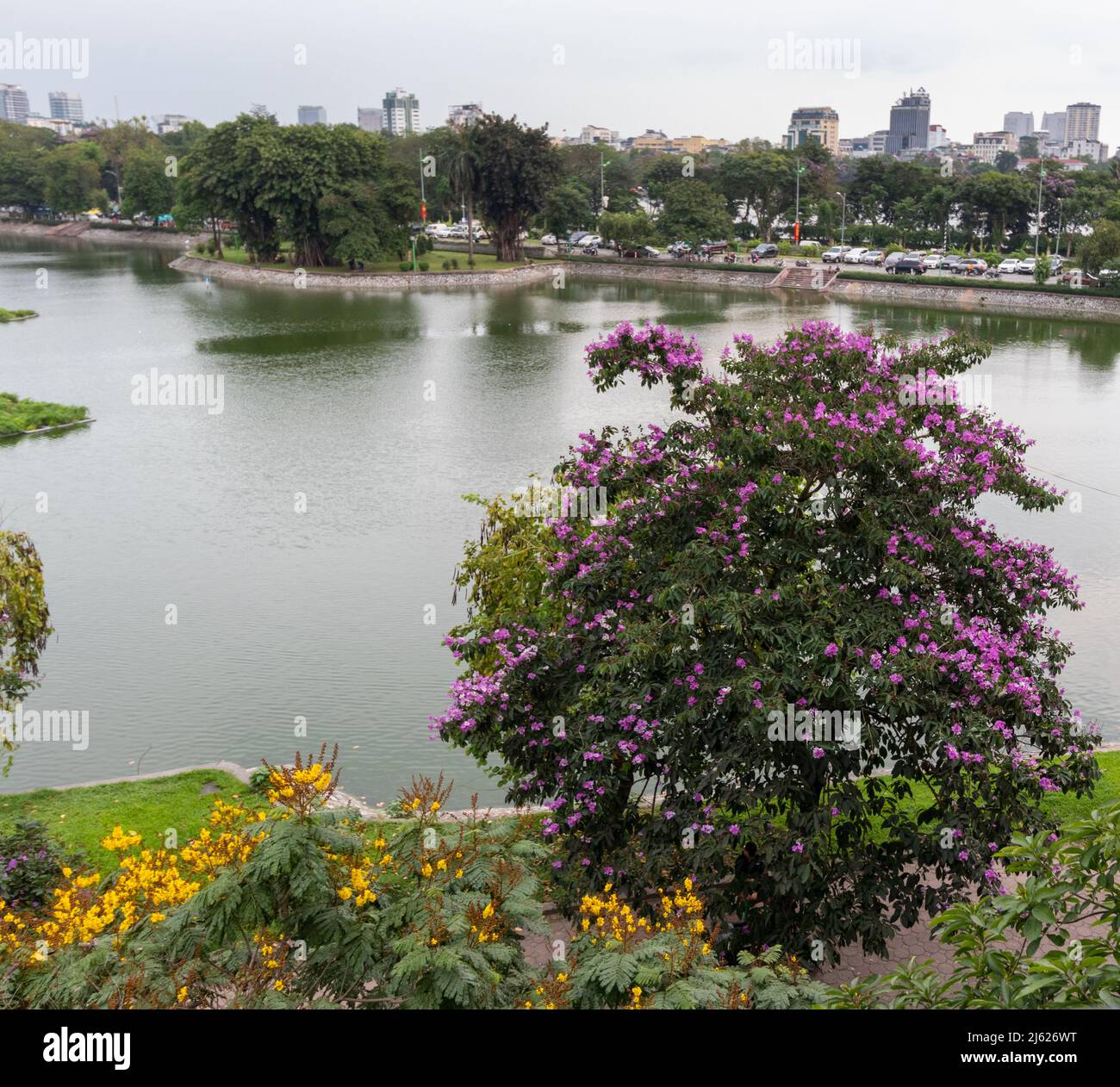 Ba Mau Lake in spring and during daytime Stock Photo - Alamy