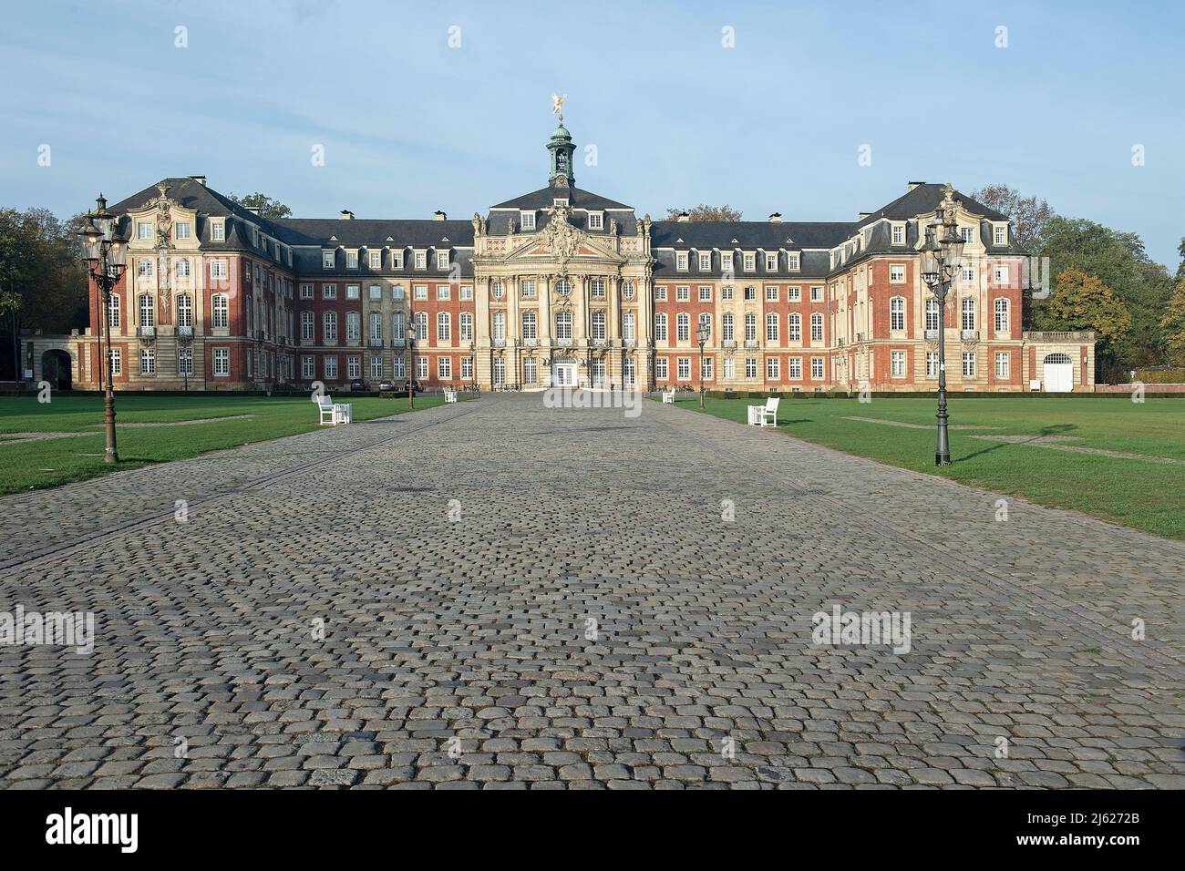 University building in Munster, Westphalia, Germany Stock Photo - Alamy