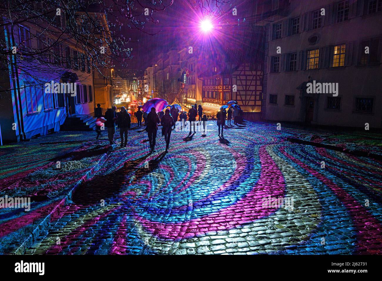 Light Festival Lucerne, Switzerland Stock Photo - Alamy