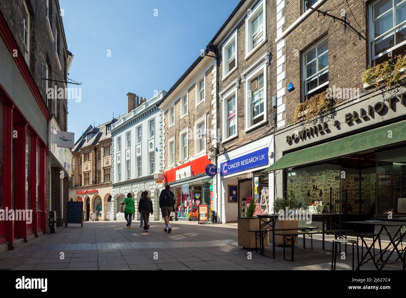 Spring afternoon on London Street in Norwich, England Stock Photo - Alamy