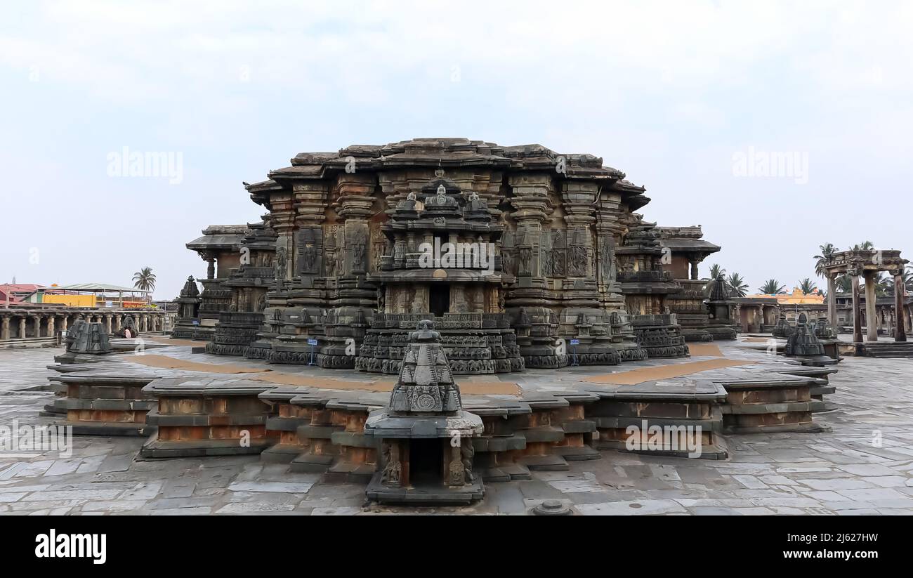 Backside View of Chennakeshwa Temple, Bekur, Karnataka, India Stock ...