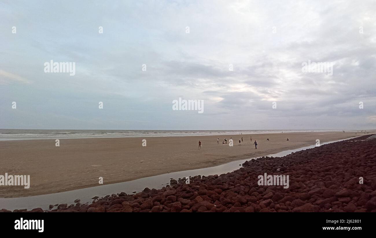 isolated beach photos taken at mandarmani a small beach tourism spot in ...