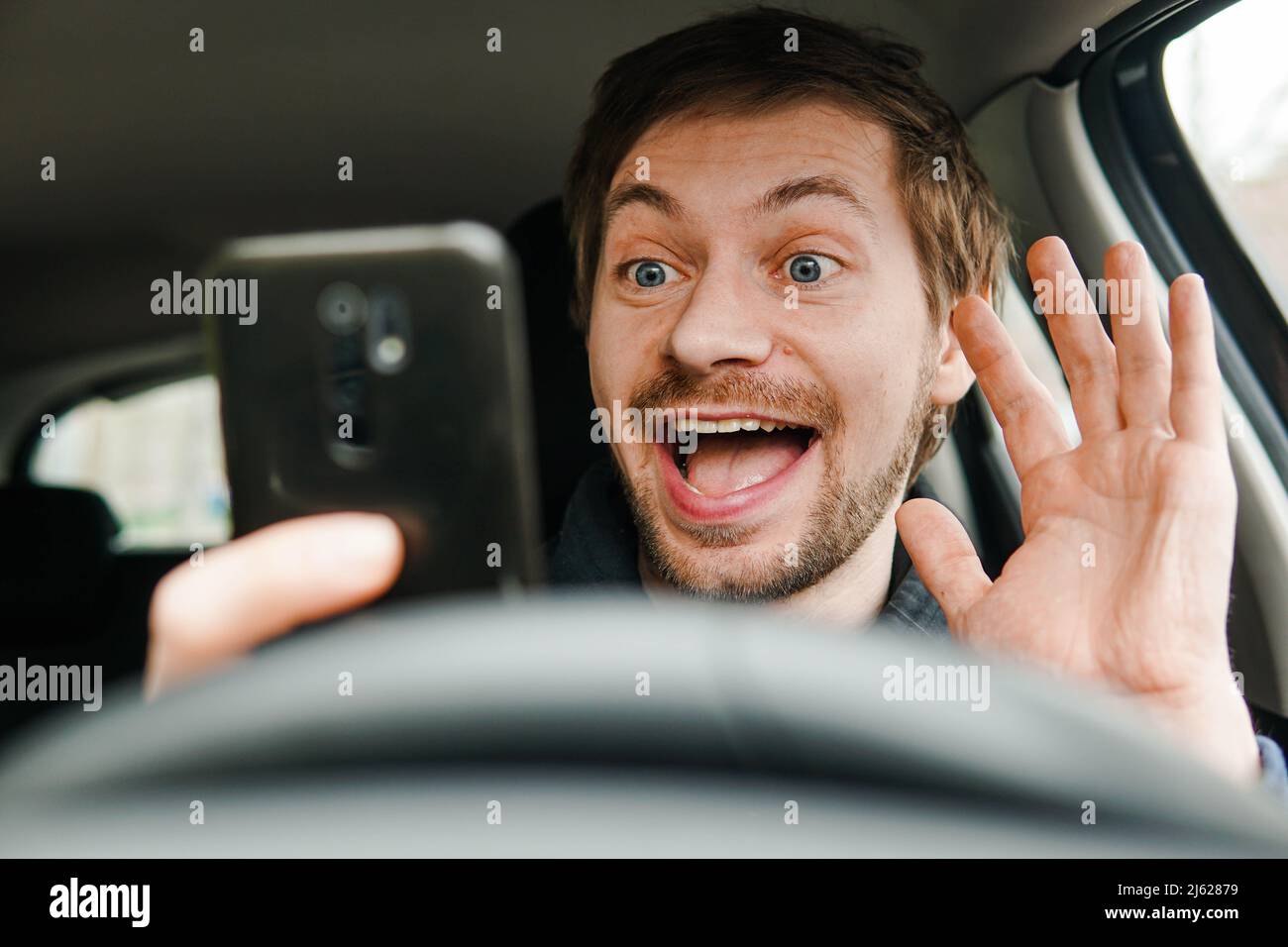 Inside smart car hi-res stock photography and images - Alamy