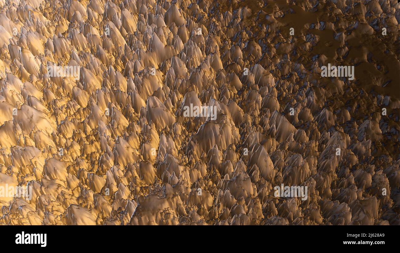 Abstract terrain. Computer generated 3d render Stock Photo - Alamy