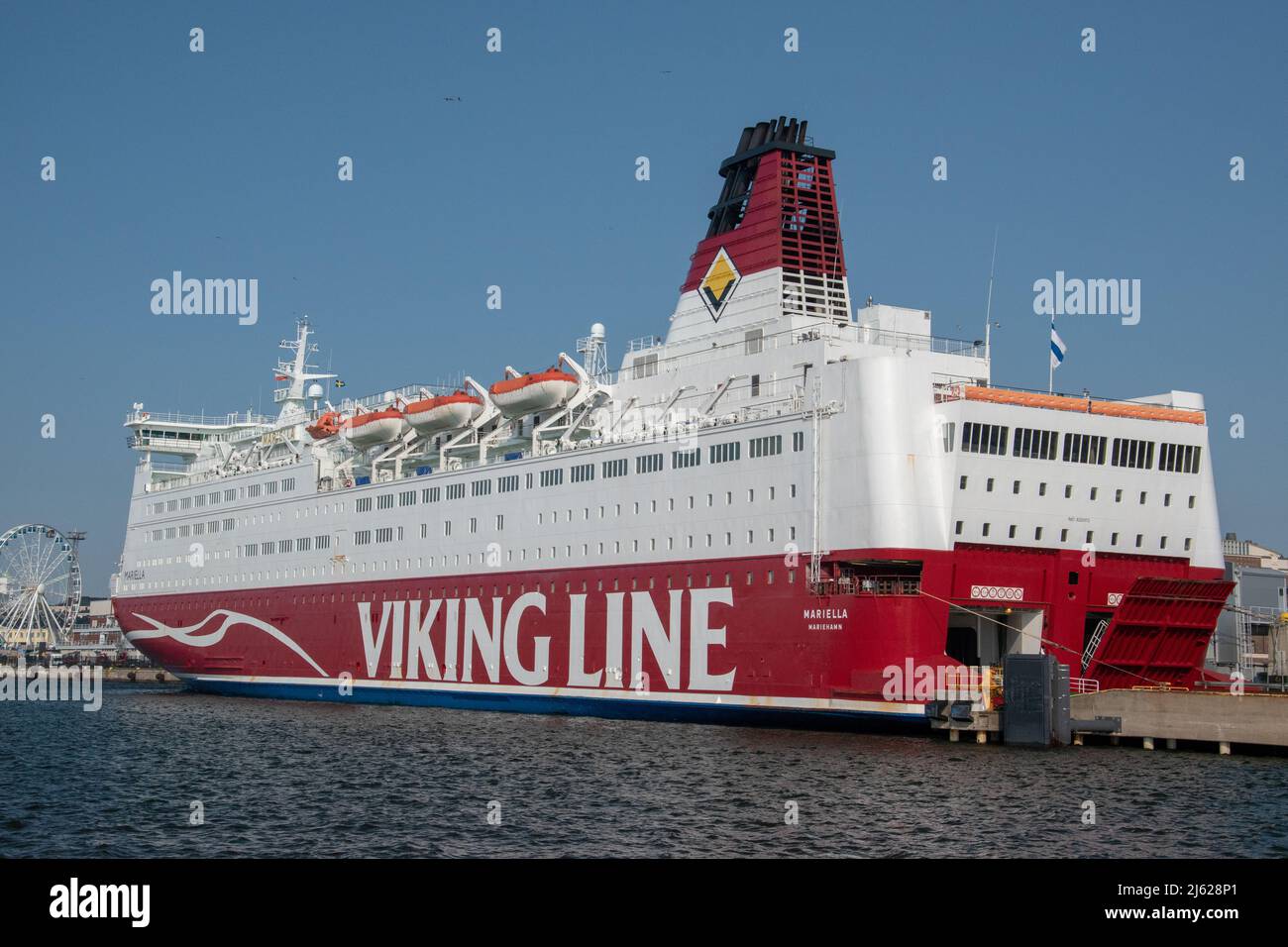 Viking Line MS Mariella in Helsinki, Finland. This ship is now owned by ...