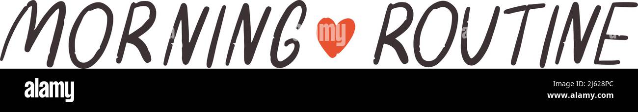 Routine happiness Stock Vector Images - Alamy