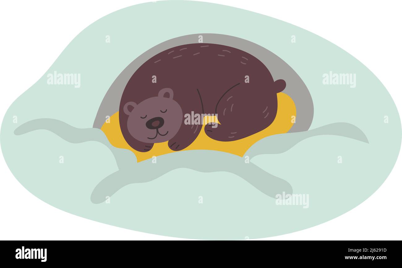 Hibernation cartoon hi-res stock photography and images - Alamy