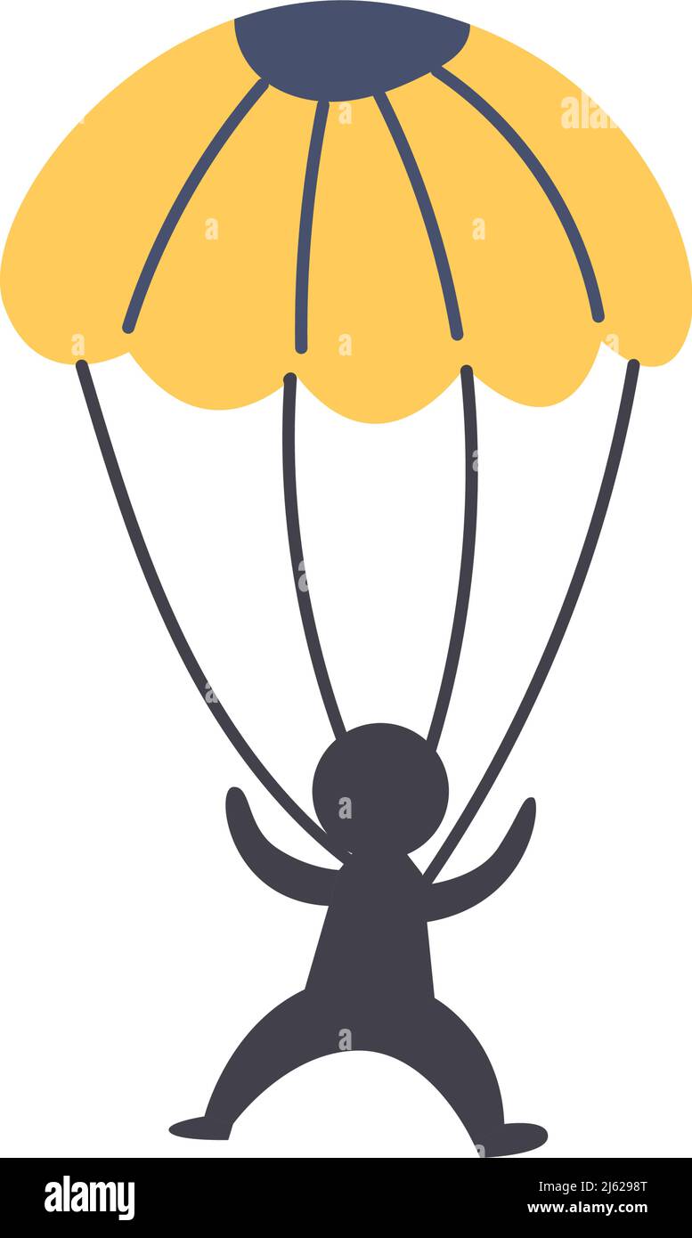 Parachuting as a sport Stock Vector Images - Alamy