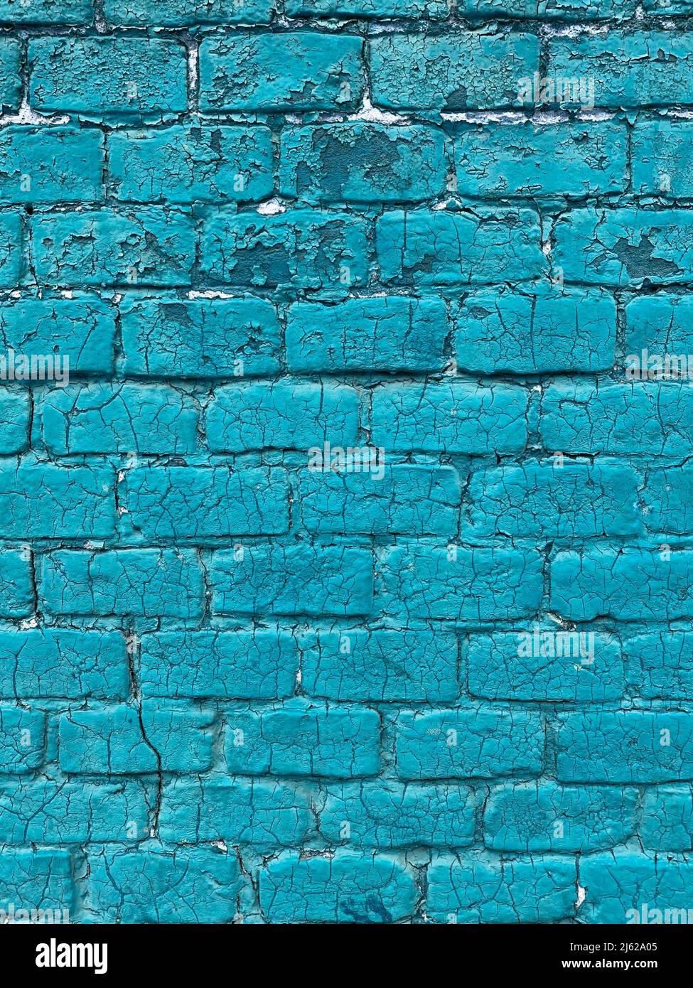 Blue Brick Grunge Background