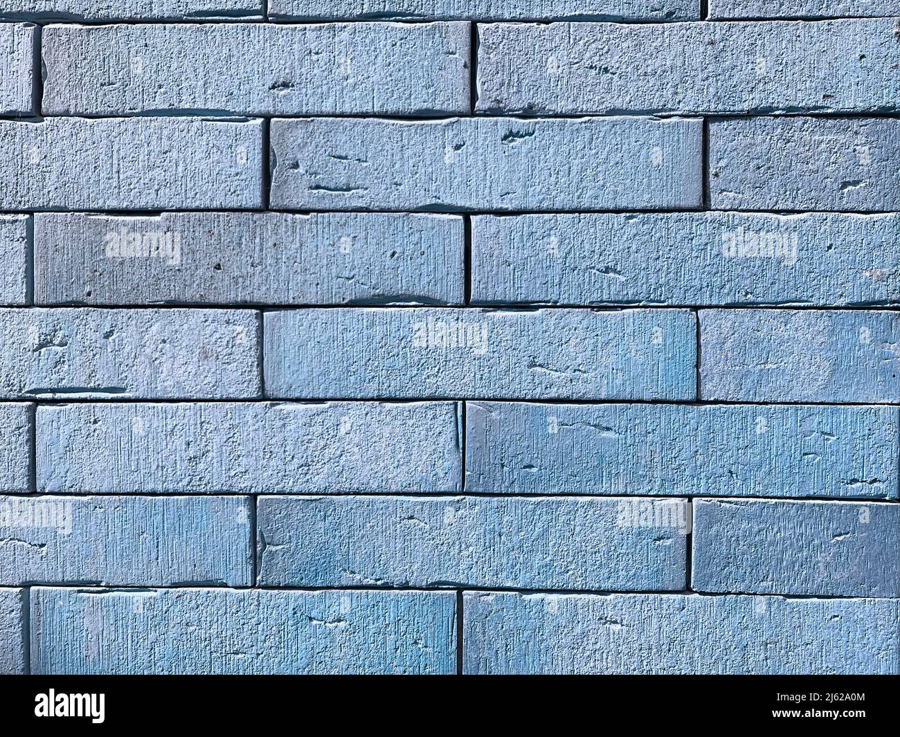 Blue Brick Grunge Background