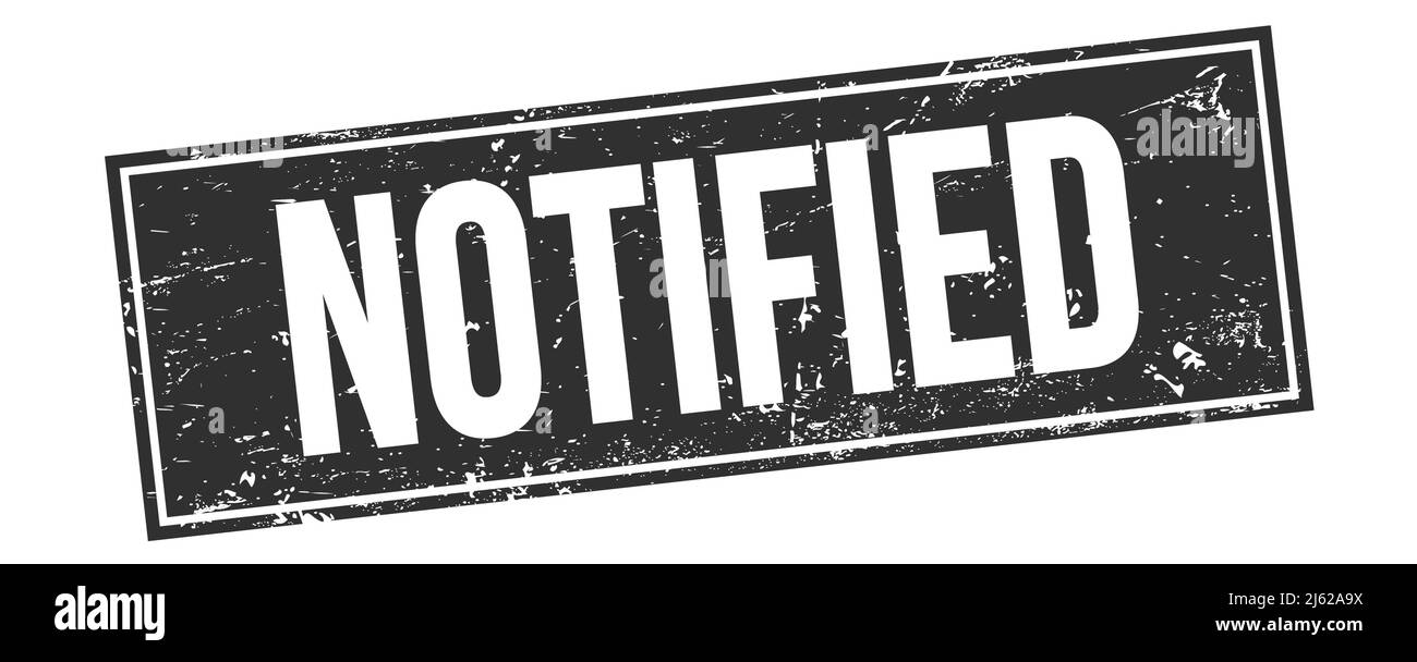 Notified stamp hi-res stock photography and images - Alamy