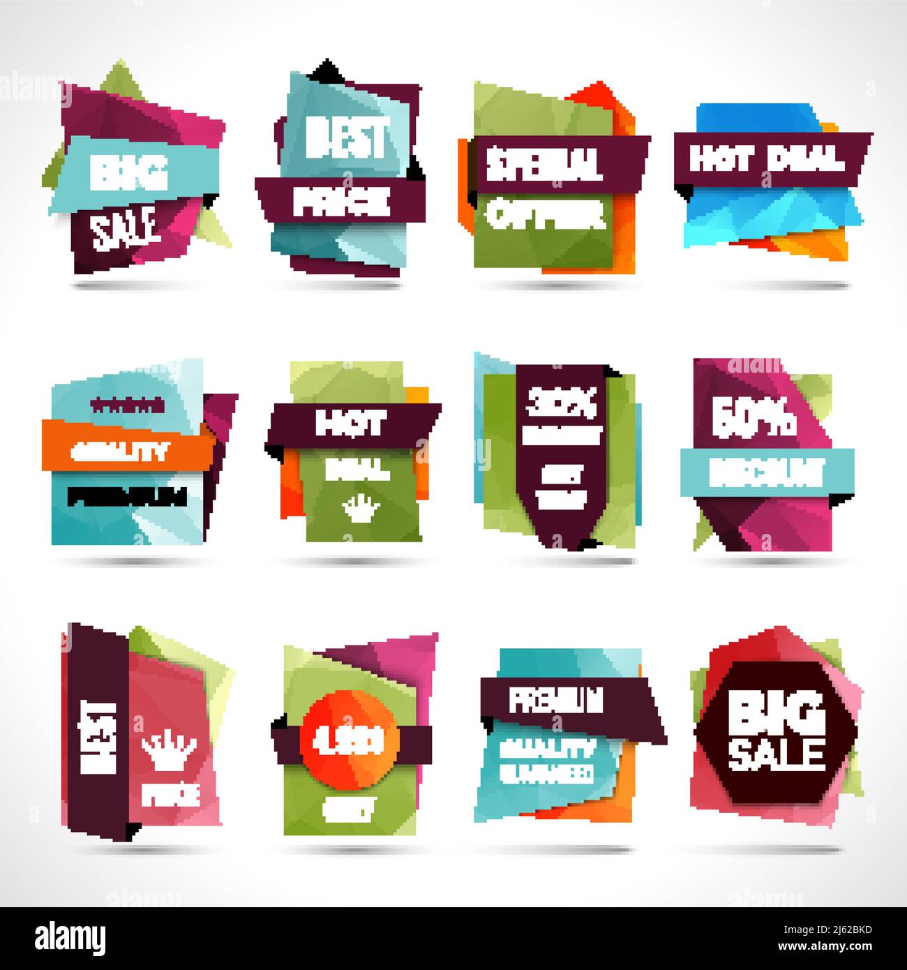 Guarantee sign paper origami Stock Vector Images - Alamy