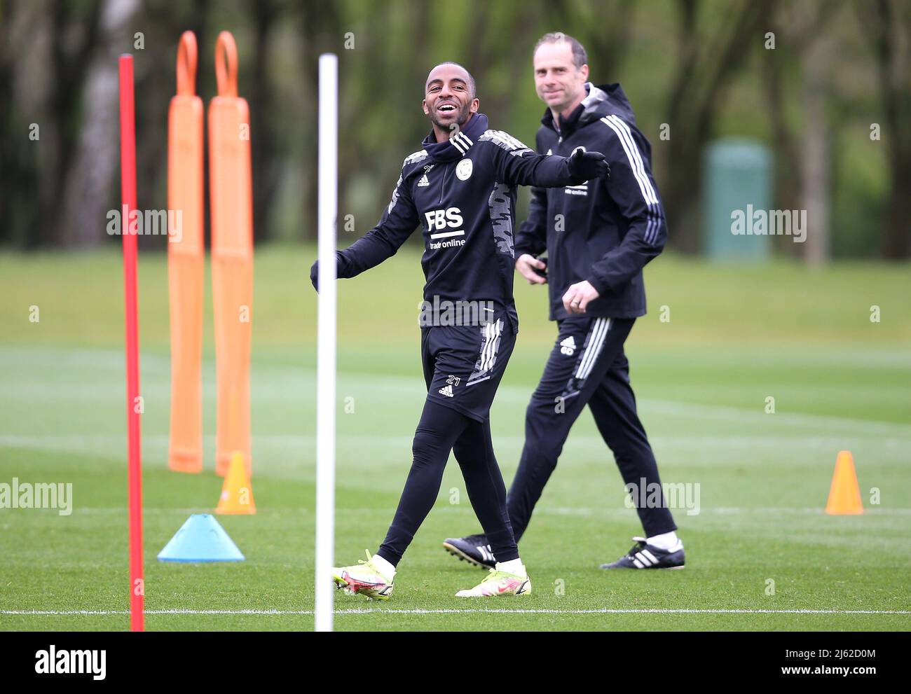 Leicester City's Ricardo Pereira during a training session at LCFC ...