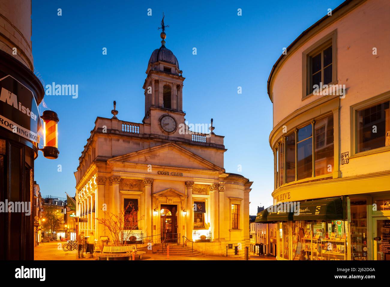 Evening at Cosy Club in Norwich centre, Norfolk, England Stock Photo ...