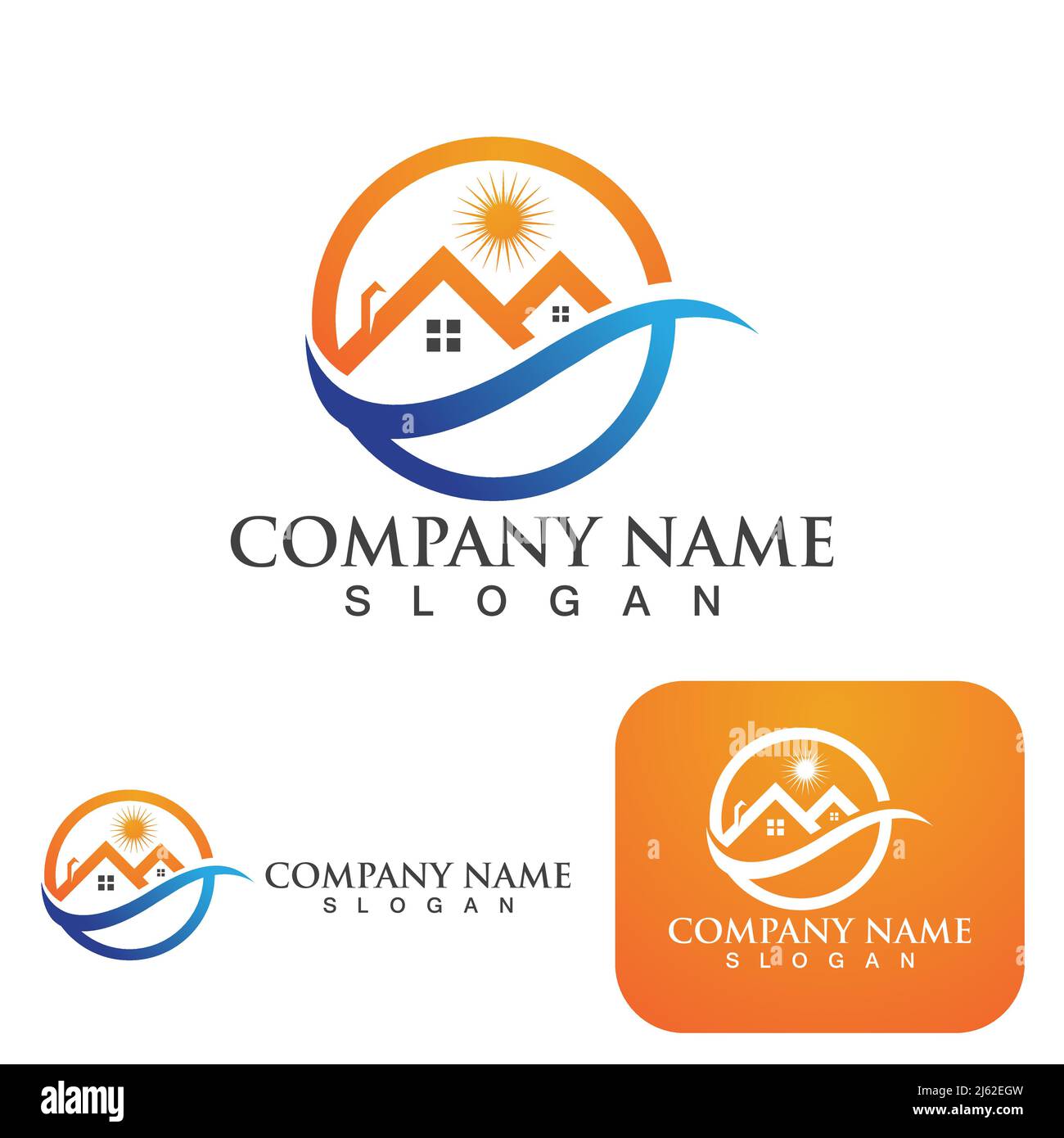 Home and building logo and symbol Stock Vector Image & Art - Alamy